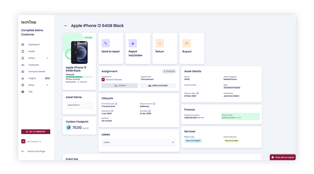 Techstep | Device Lifecycle Management